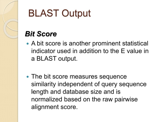 BLAST (Basic local alignment search Tool) | PPTX