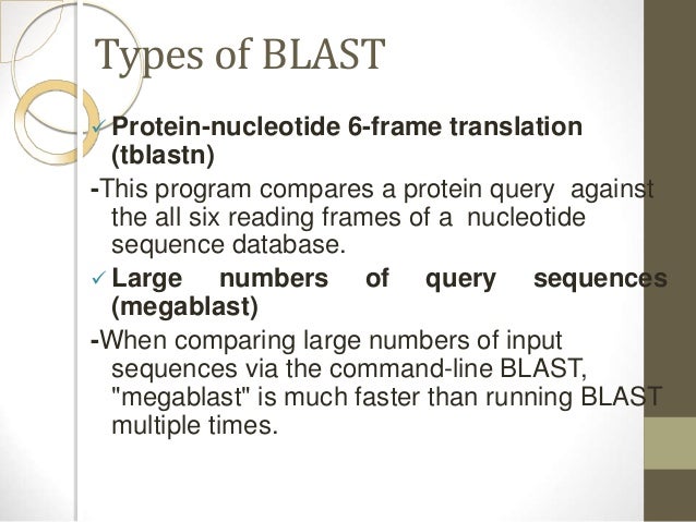 Nucleotide Blast