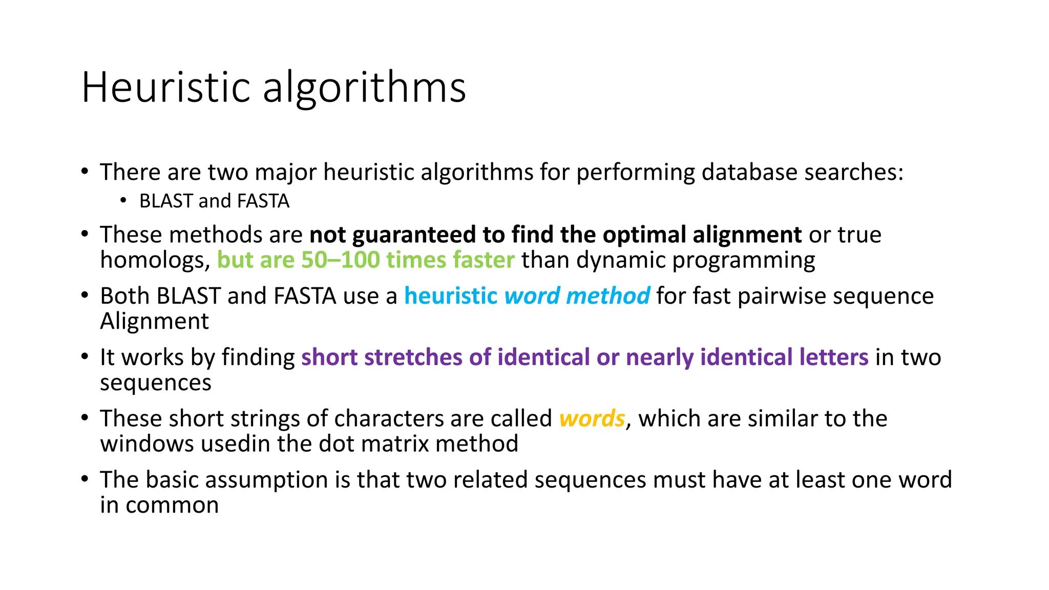 Database similarity searching blast and fasta | PPTX | Databases | Computer Software and ...
