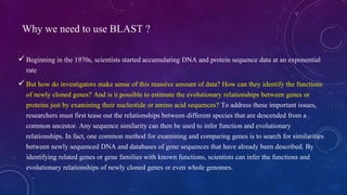 Blast gp assignment | PPTX