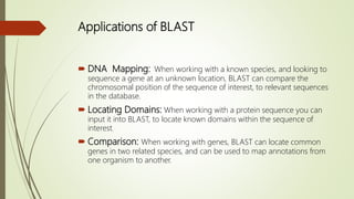 BLAST Search tool | PPT