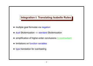 A Generic Tableau Prover and Its Integration with Isabelle | PDF