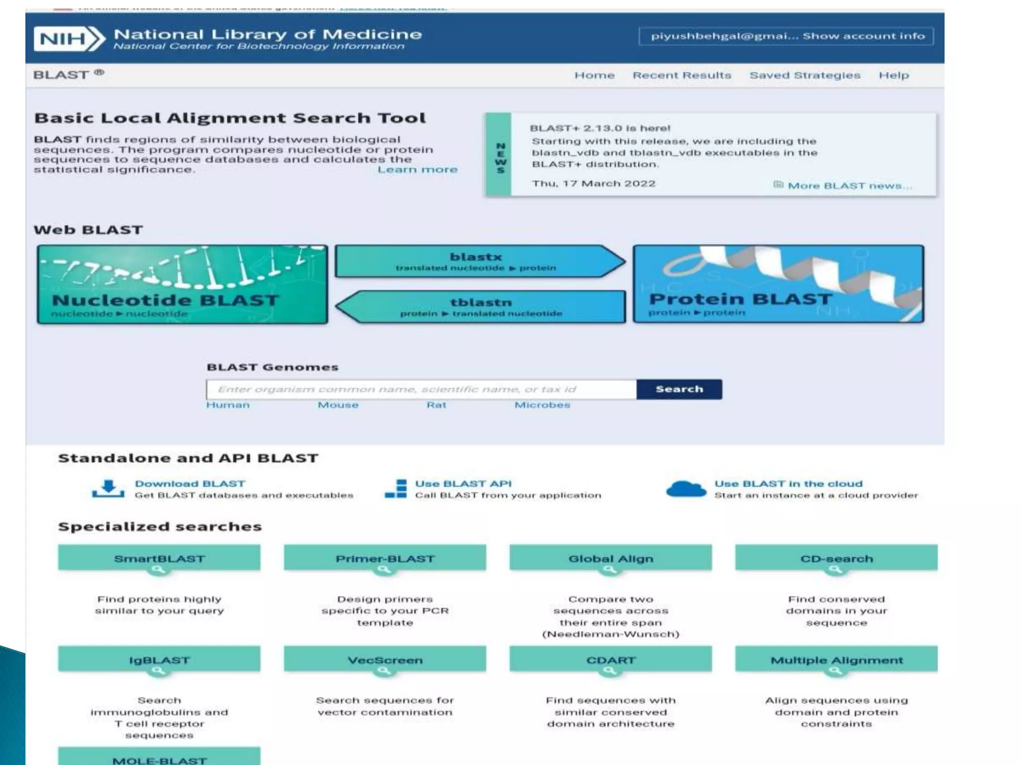 BLAST AND FASTA.pptx