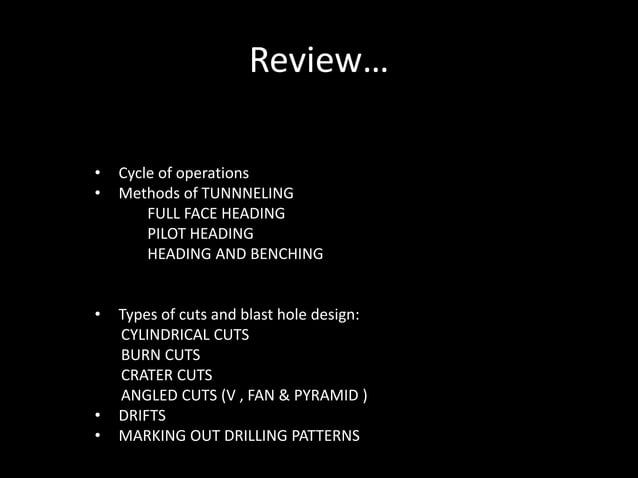 Blast design for tunnels & drift.pptx