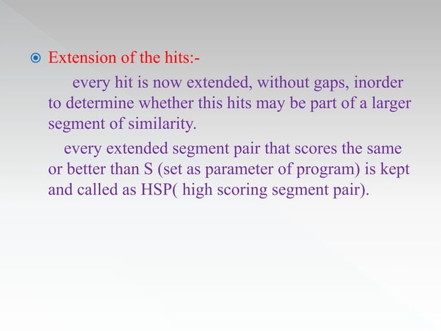 Blast And Fasta Pptx Databases Computer Software And Applications
