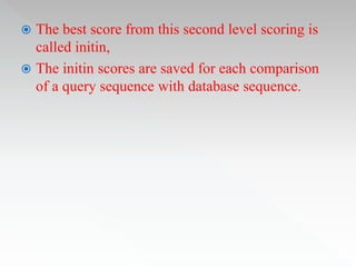 Blast and fasta | PPTX