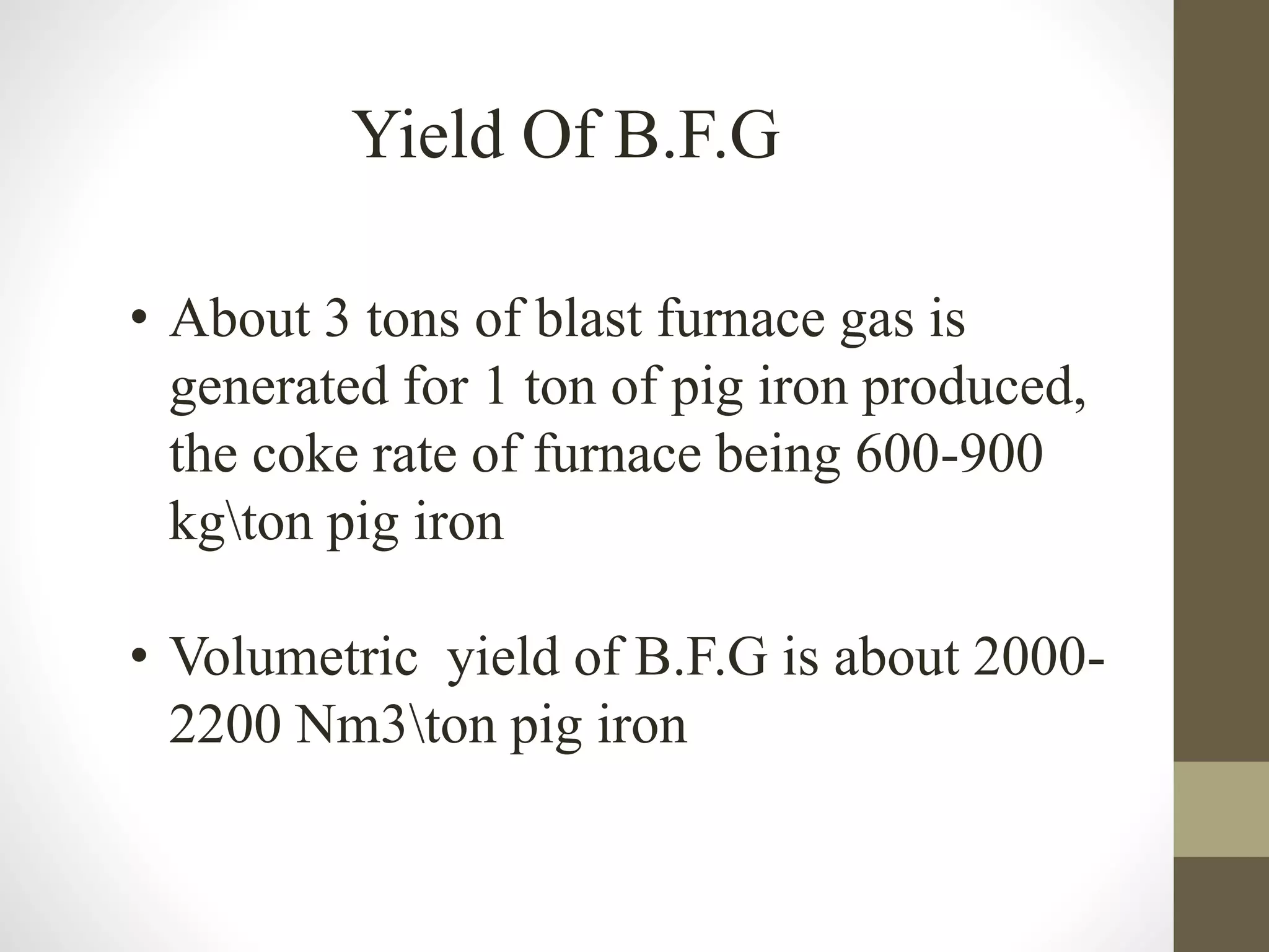 Blast furnace gas | PPTX