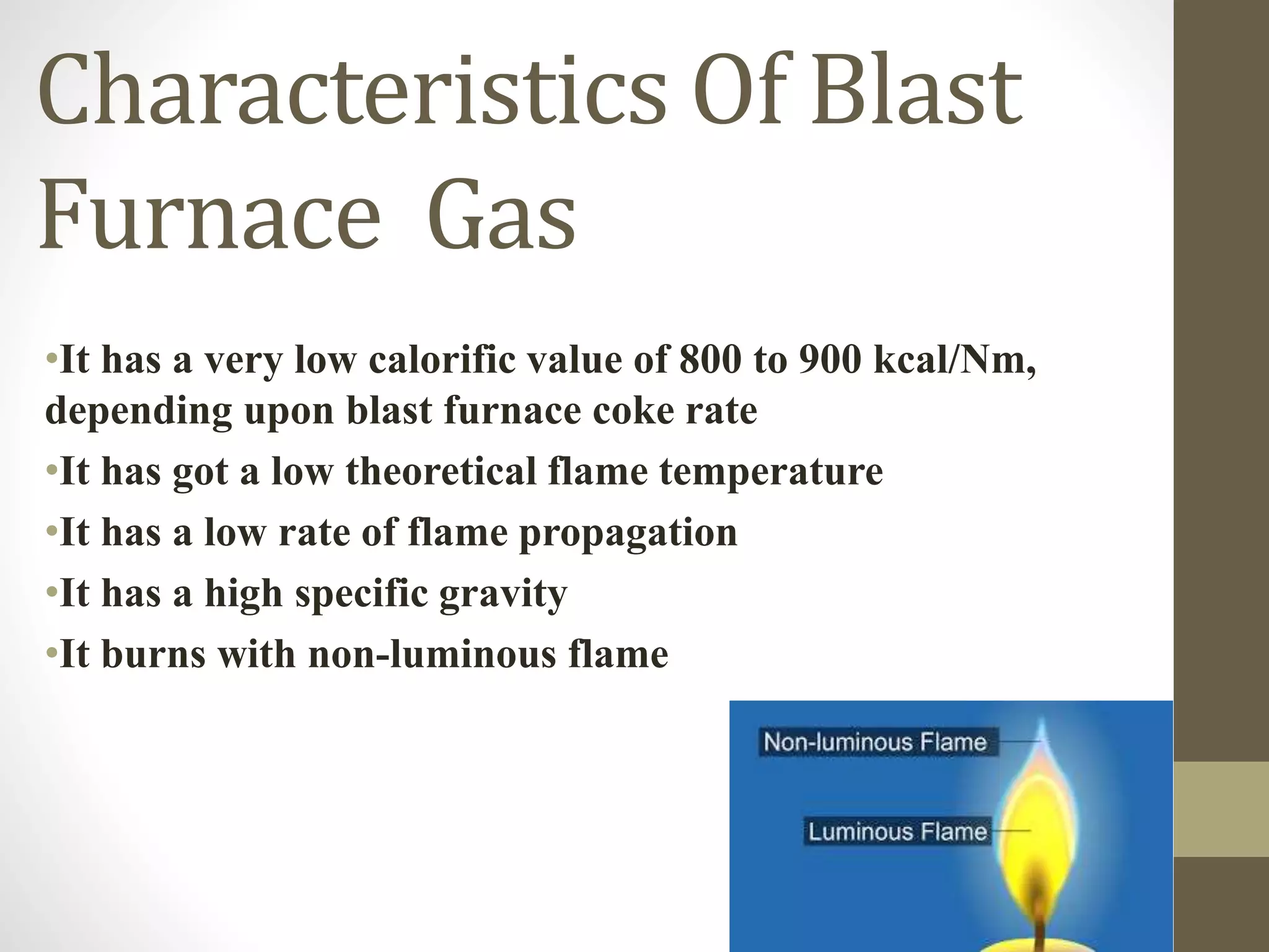 Blast furnace gas | PPTX
