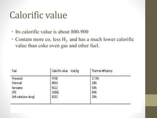 Blast furnace gas | PPTX