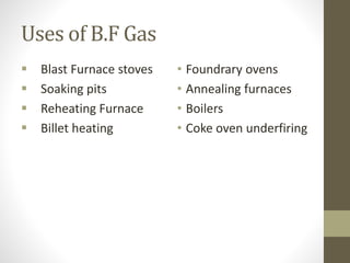 Blast furnace gas | PPTX