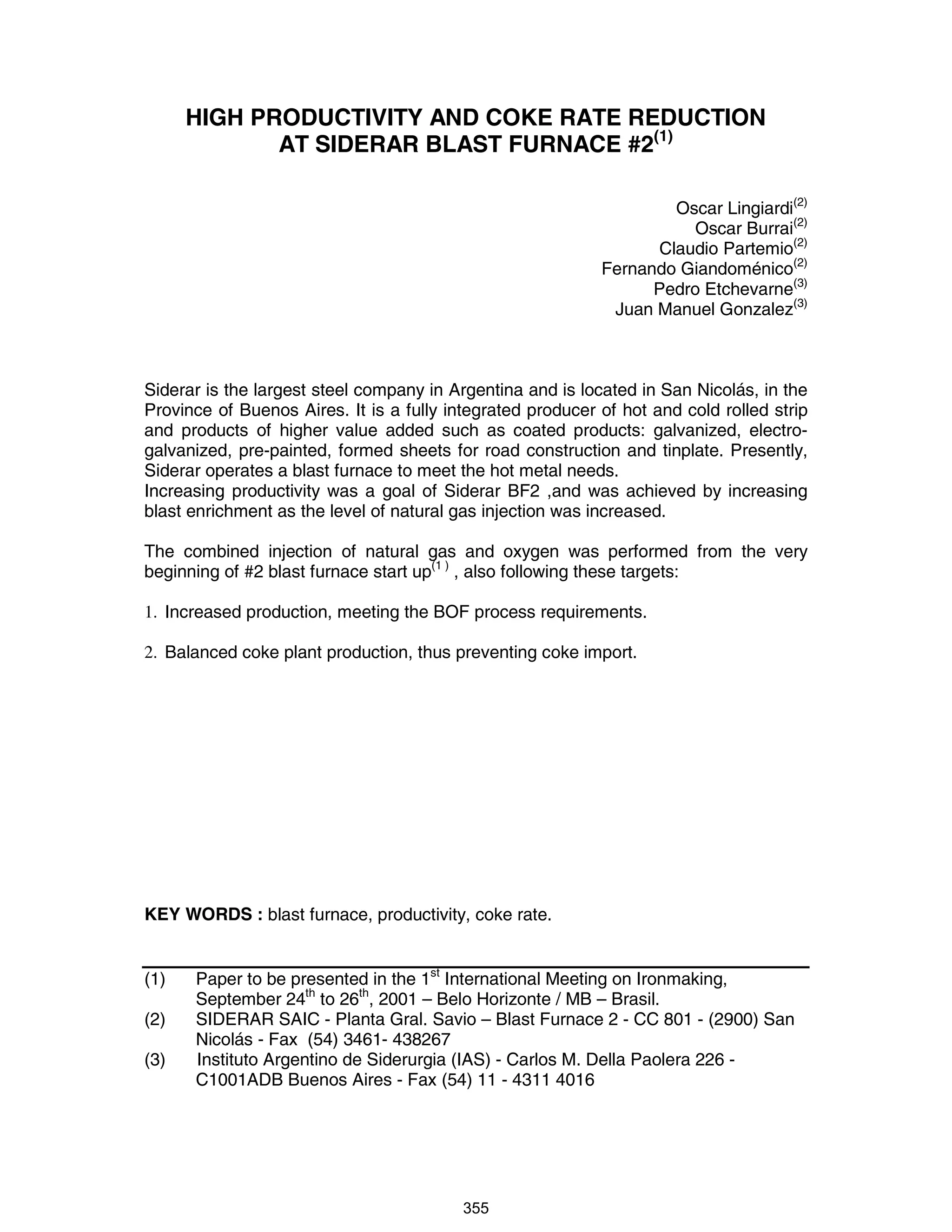 Blast furnance | PDF