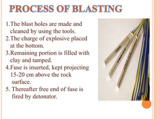 Blast hole drill | PPTX