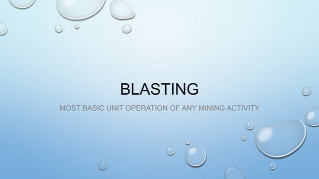 Blasting | PPTX