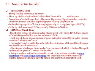 Blasting accessories (2) | PPTX | Chemistry | Science