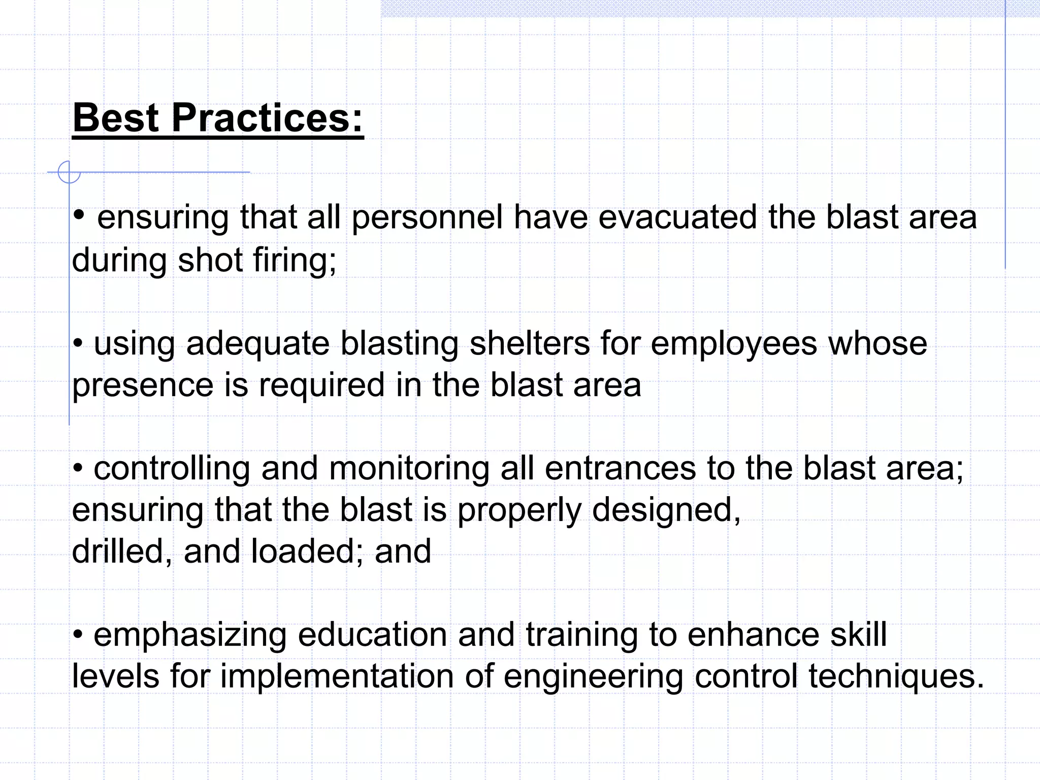 Blasting awareness | PPT