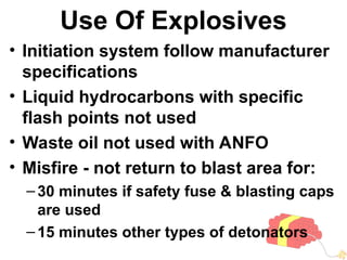 Blasting Hazards and precaution for safety on construction site.ppt
