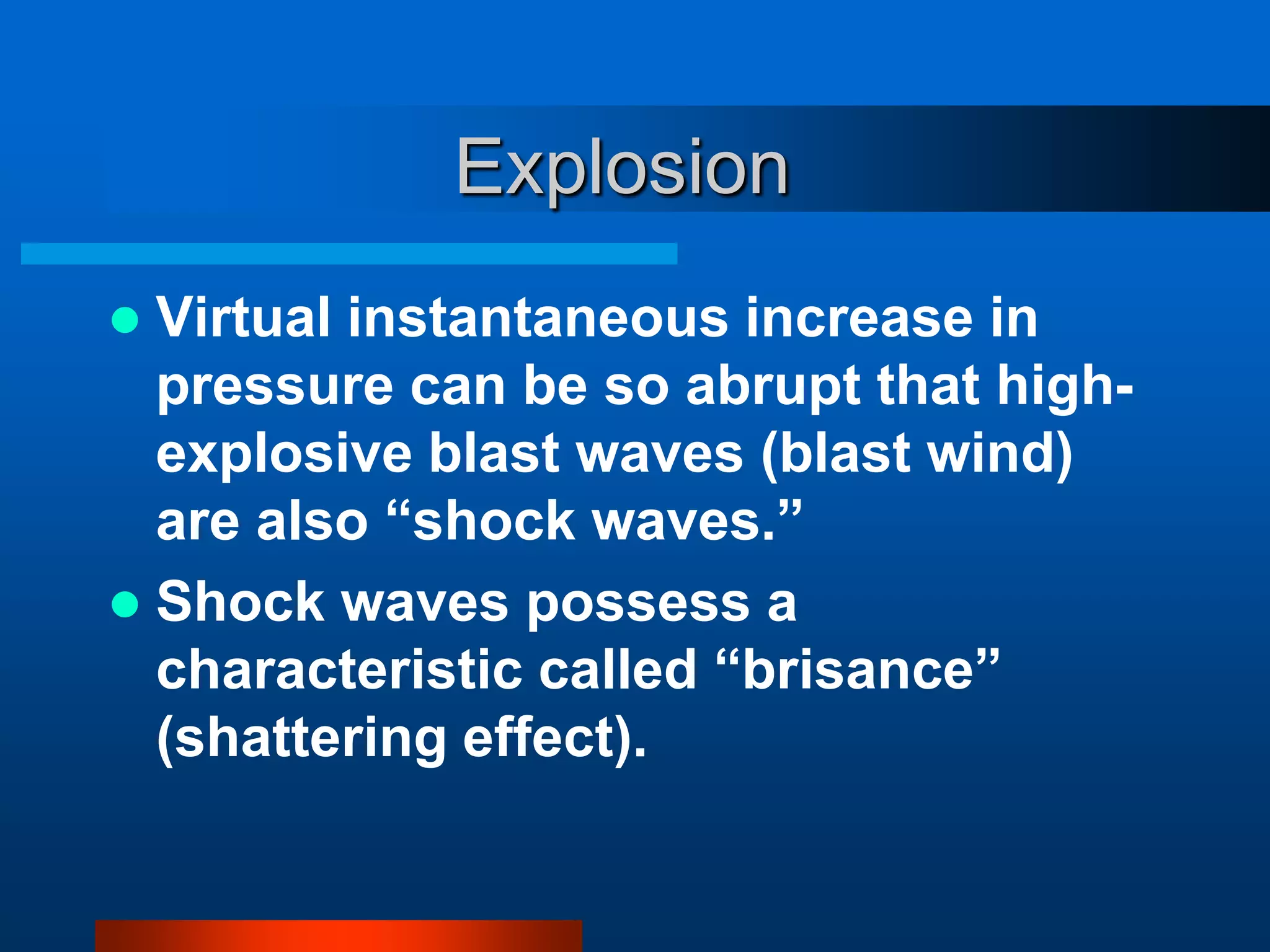 Blast injuries | PPTX