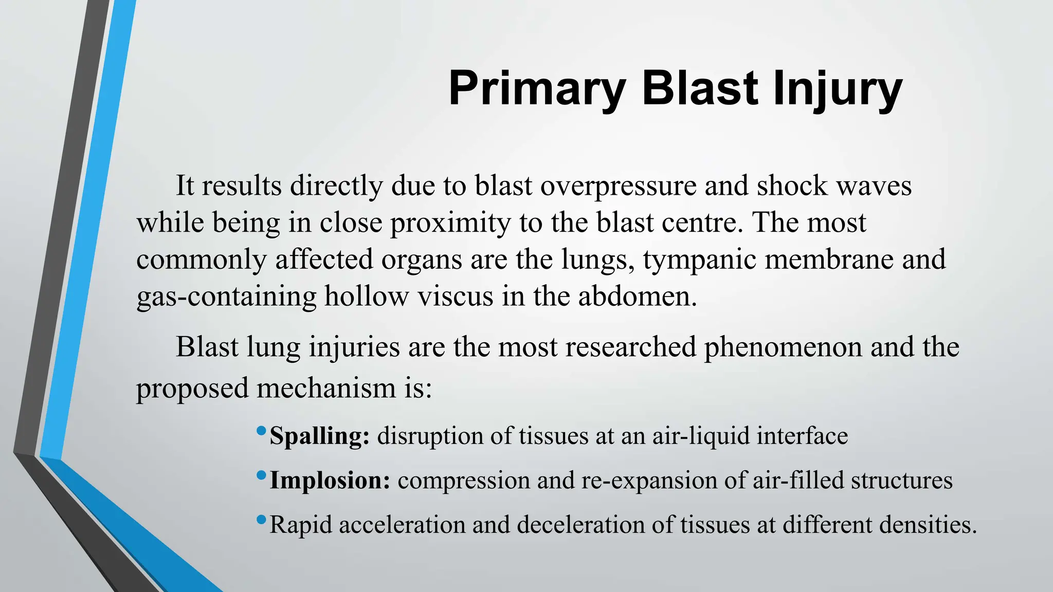 Blast Injury | PPTX