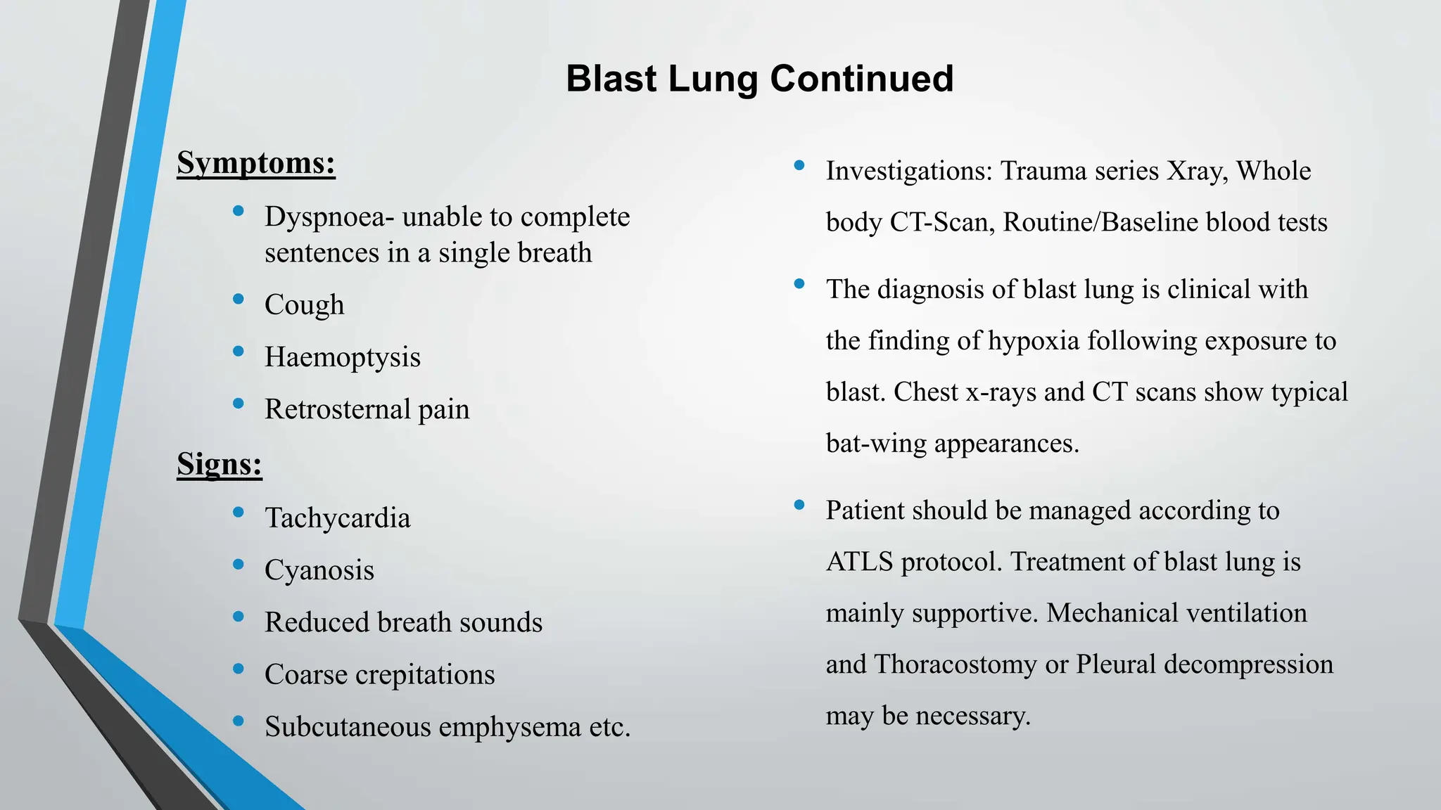 Blast Injury | PPTX