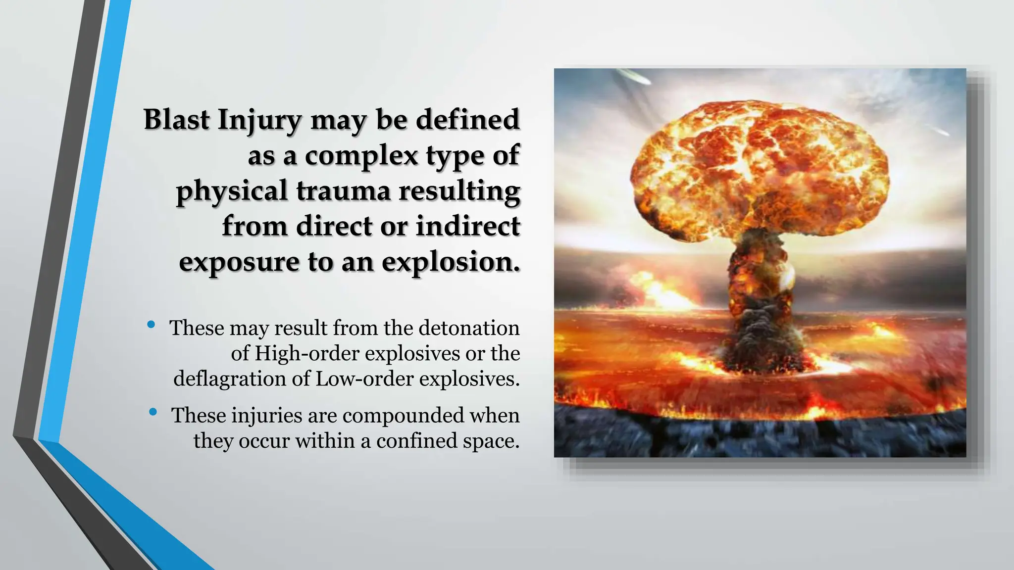 Blast Injury | PPTX