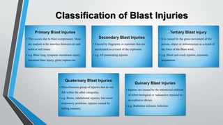 Blast Injury | PPTX