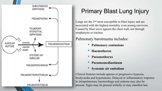 Blast Injury | PPTX