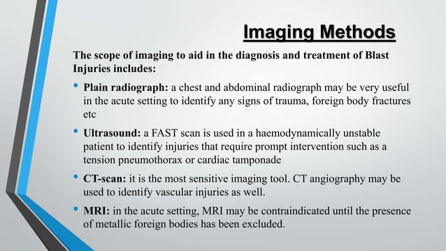 Blast Injury | PPTX
