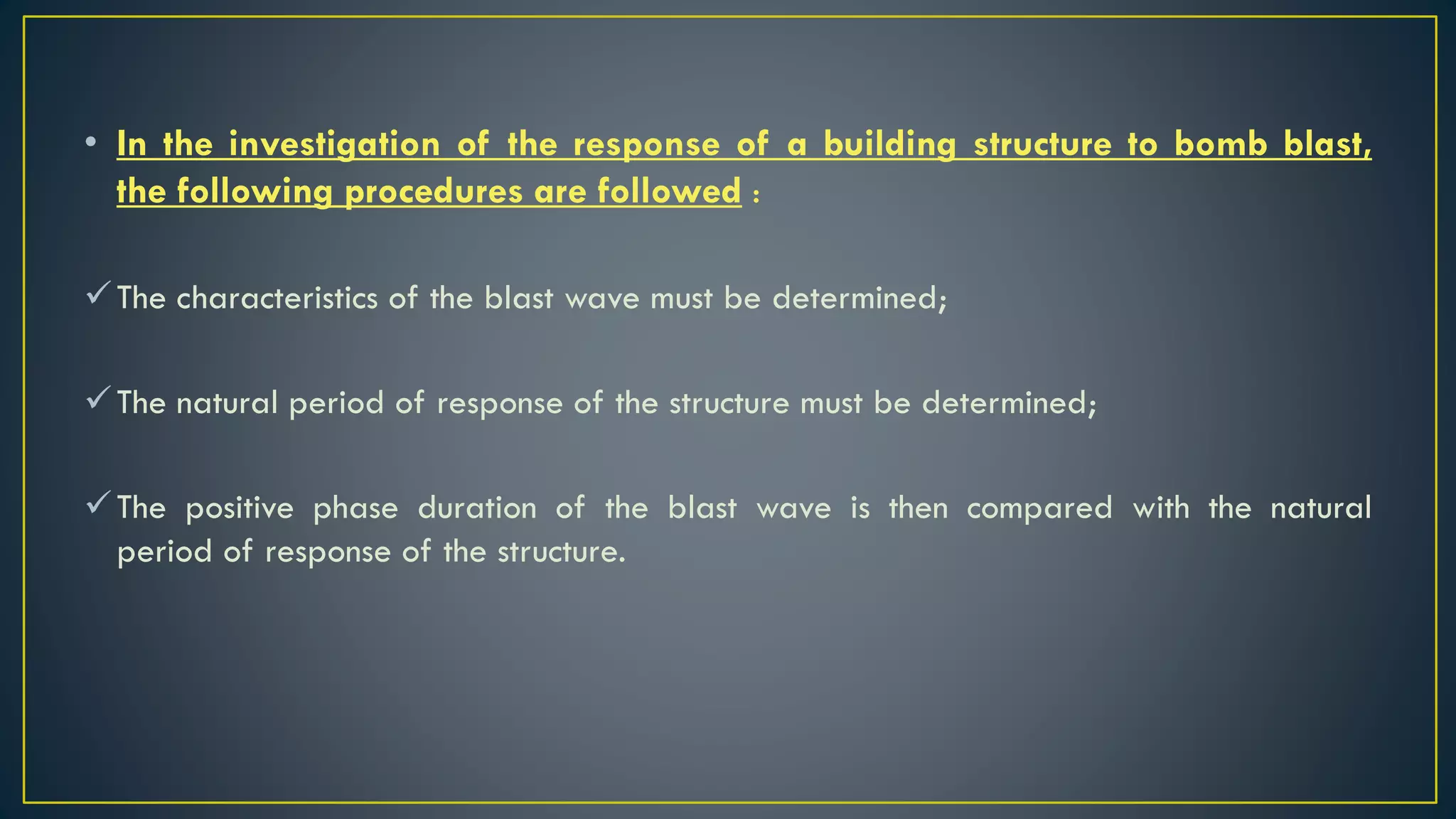 Blast Loading & Its Effect on Structures | PDF