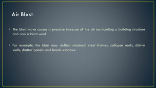 Blast Loading & Its Effect on Structures | PDF
