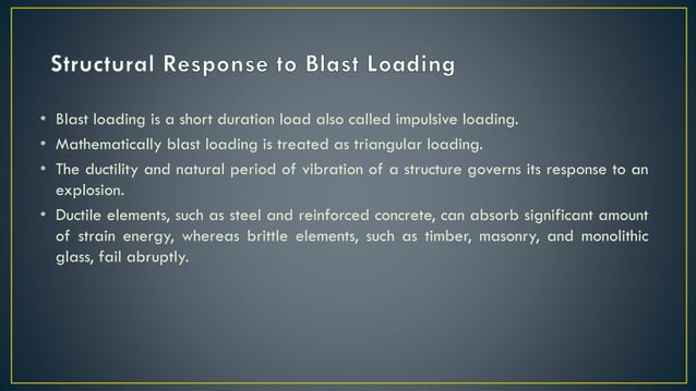 Blast Loading & Its Effect on Structures | PDF | Geology | Science