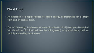 Blast Loading & Its Effect on Structures | PDF