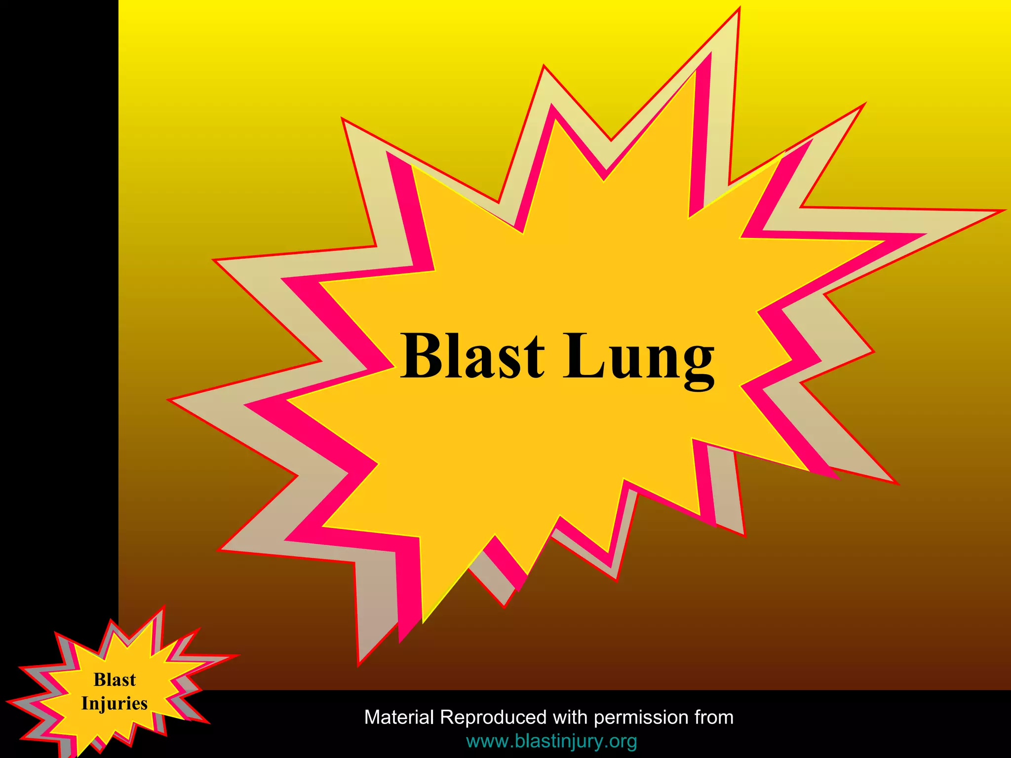 Blast lung | PPT