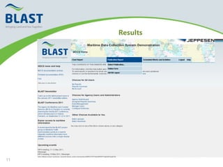 BLAST Marine Data Collection System | PPTX