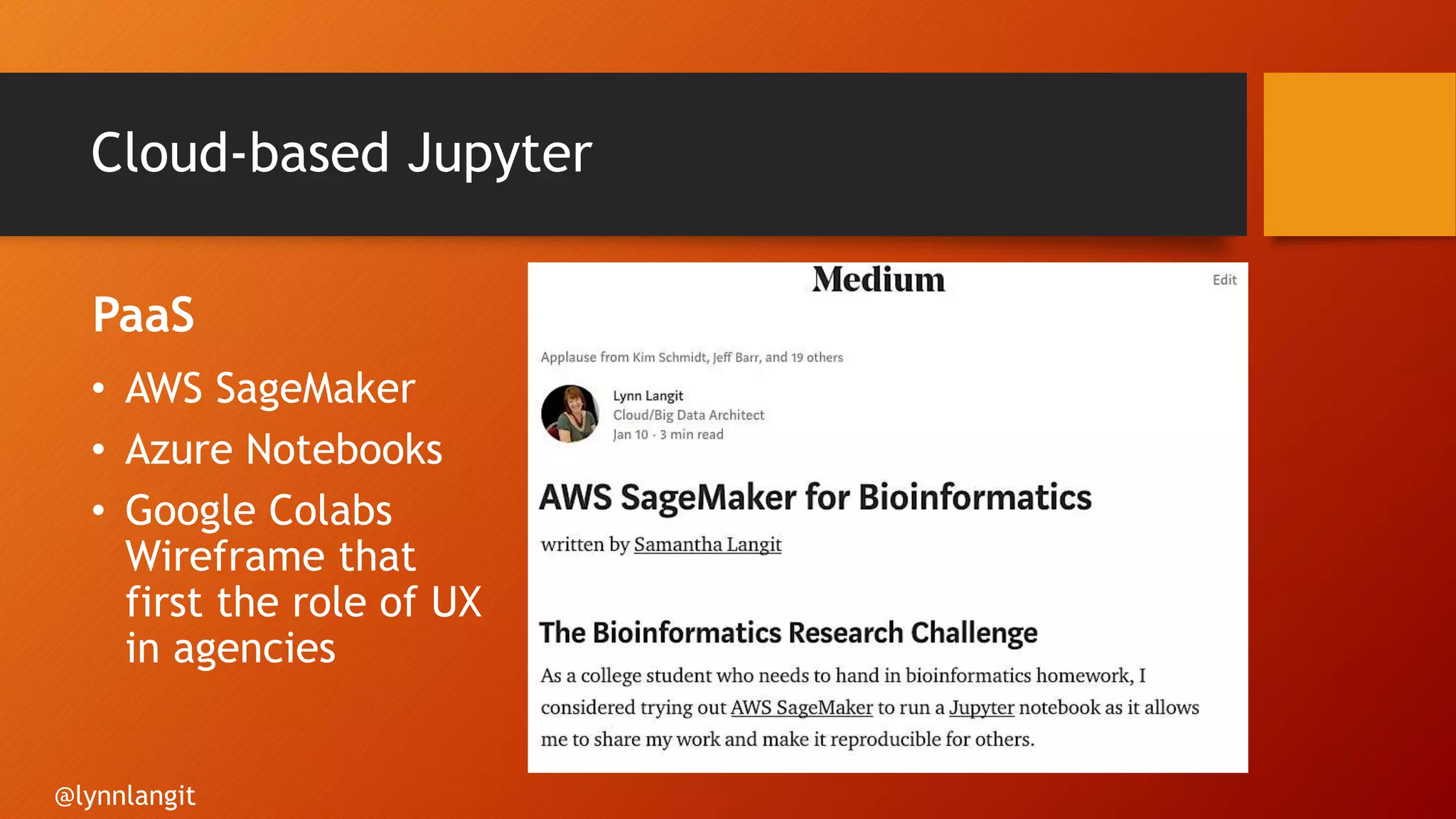 Blastn plus jupyter on Docker | PPT
