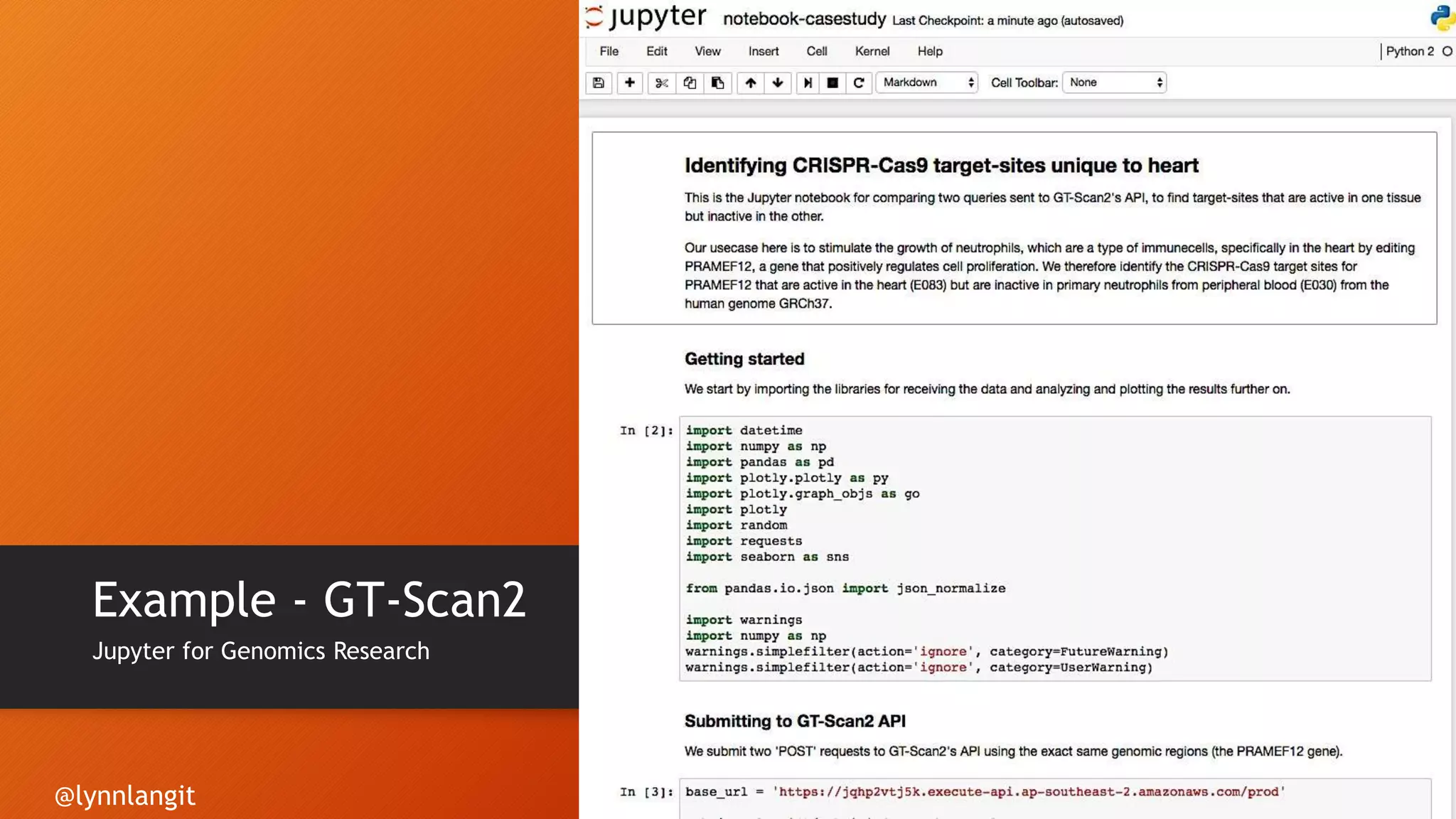 Blastn plus jupyter on Docker | PPT