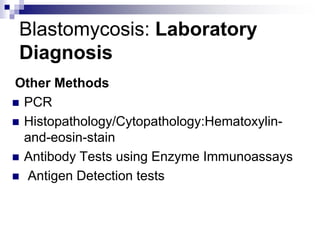Blasto.pptx | Infectious Diseases | Diseases and Conditions