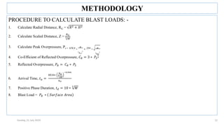 Analysis of Blast Load on G+2 Structure using SAP2000 | PPTX