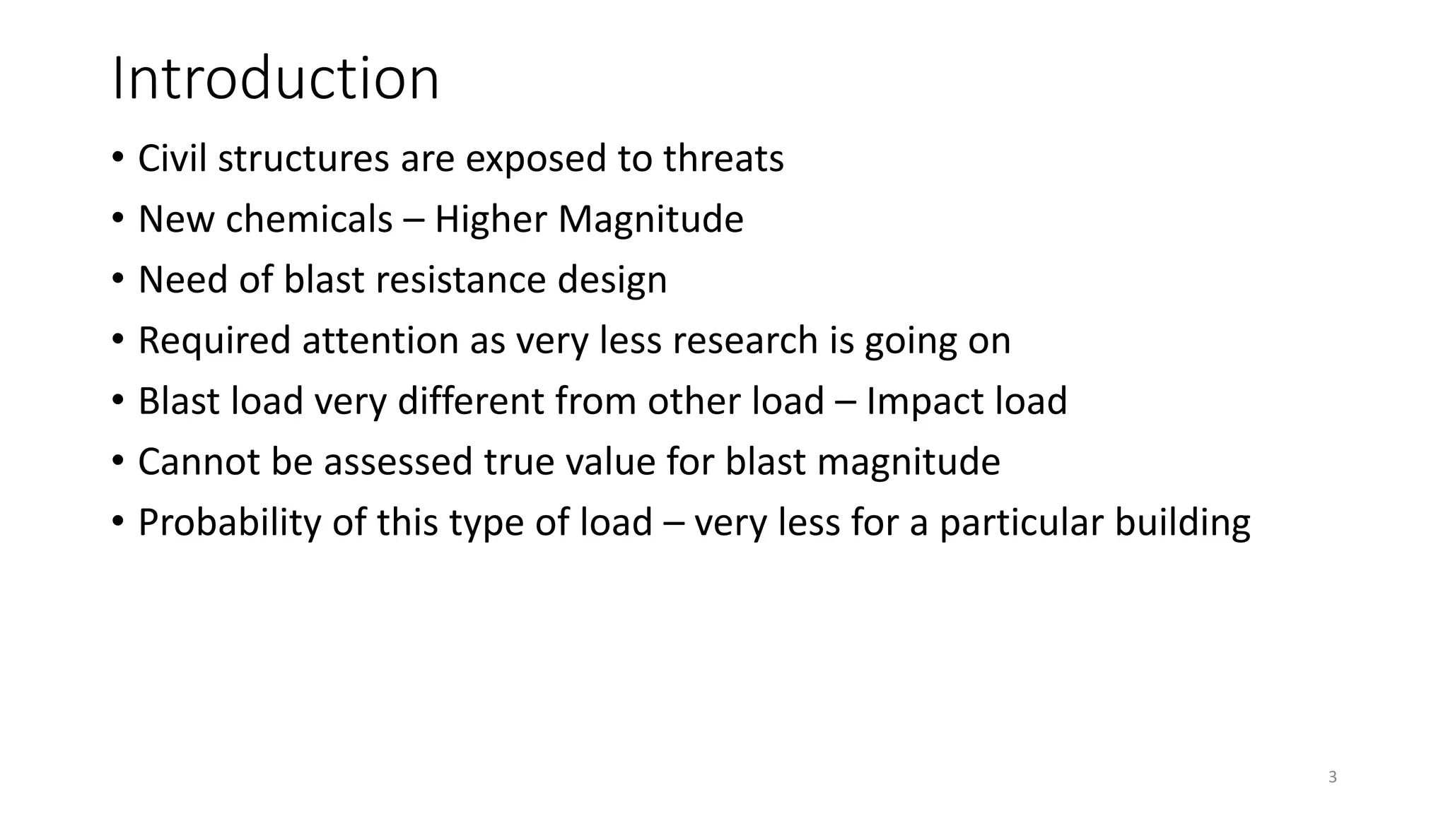 Blast resistance building | PPTX