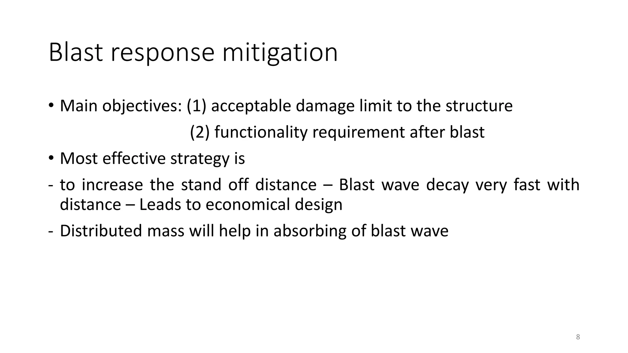 Blast resistance building | PPTX