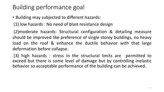 Blast resistance building | PPTX