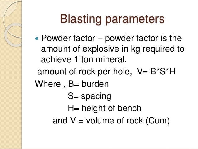 Blast design in opencast mining
