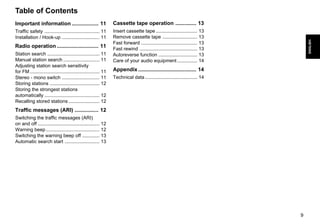 Blaupunkt-acr4230 car radio user manual.pdf | Digital Audio | Computer Software and Applications