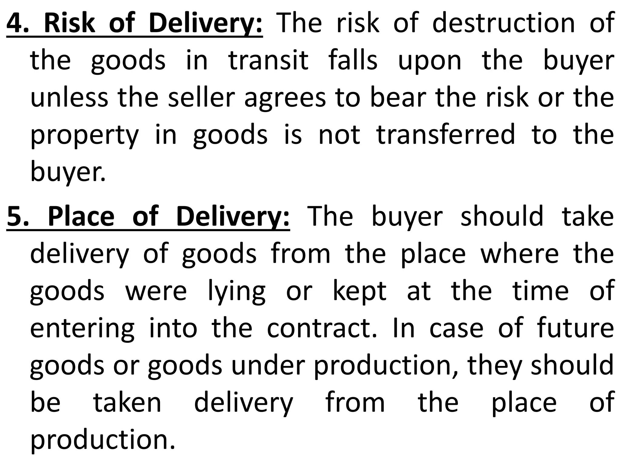 Business Law unit-3 - sale of goods act 1930 and Consumer Protection ...