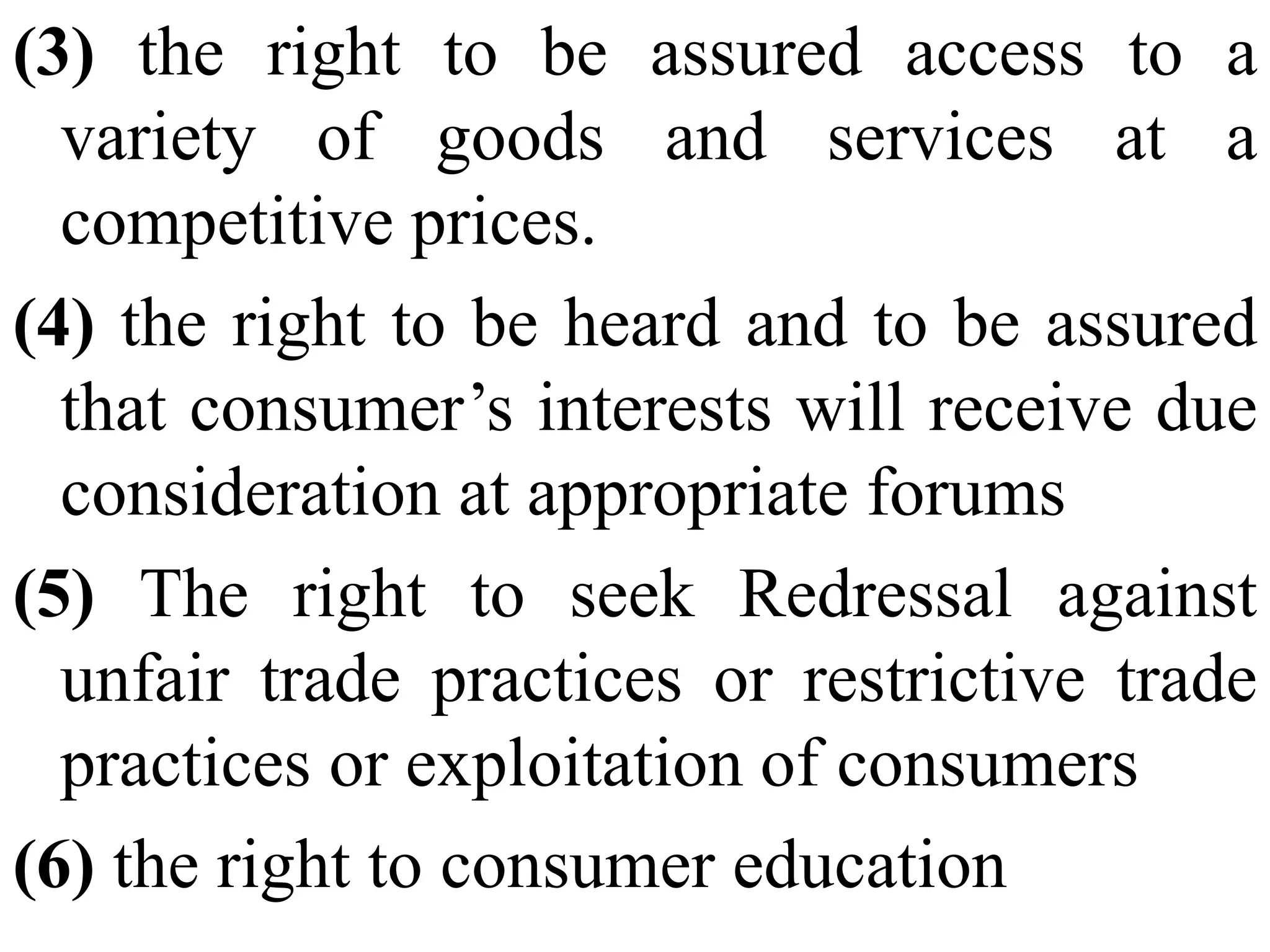 Business Law unit- 4 - Consumer Protection Act | PPT