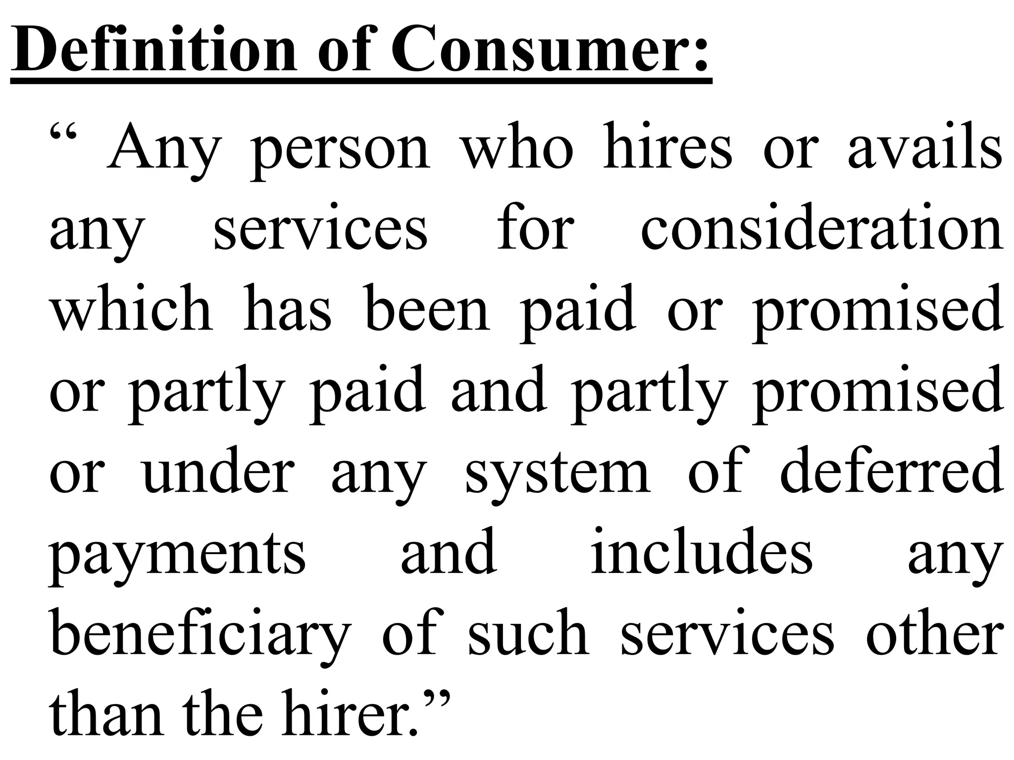 Business Law unit- 4 - Consumer Protection Act | PPT