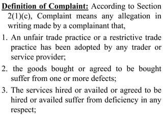 Business Law unit- 4 - Consumer Protection Act | PPT