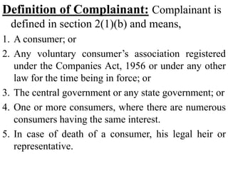 Business Law unit- 4 - Consumer Protection Act | PPT