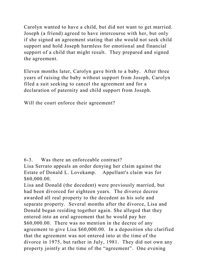 BLAW 320 Homework 6 - Contracts6-1. The Haunted House.docx