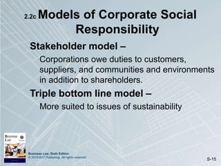 Ethical Behaviour, Social REsponsibility, and Legal Reasoning | PPT