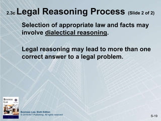 Ethical Behaviour, Social REsponsibility, and Legal Reasoning | PPT